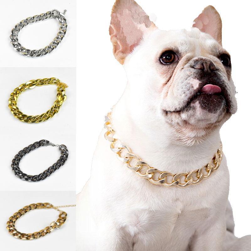 Dogs Collar Small Dog Necklace Snack Chain Teddy French Bulldog ...