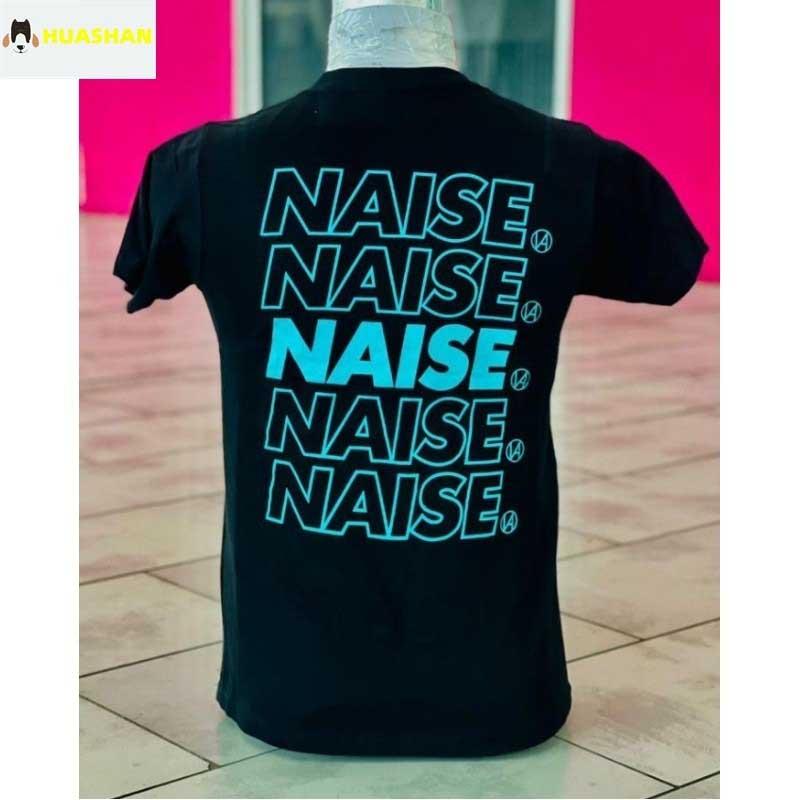 NAISE Men's and Women's Blue Letter Fashion Brand Couple Loose - TikTok ...