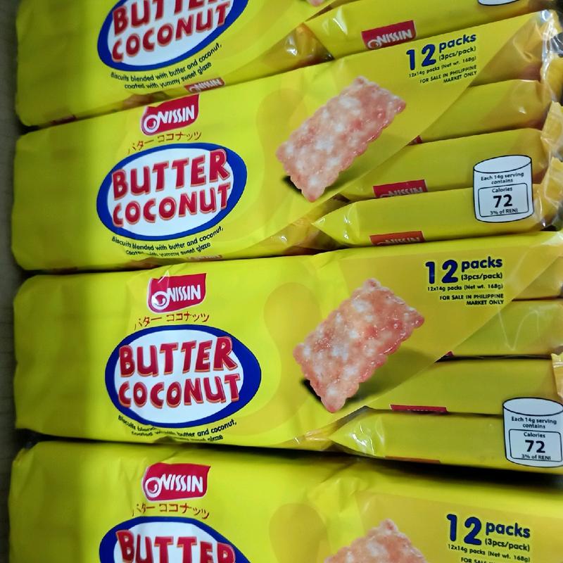 Nissin Butter Coconut Biscuits (12 X 14g) - TikTok Shop Philippines