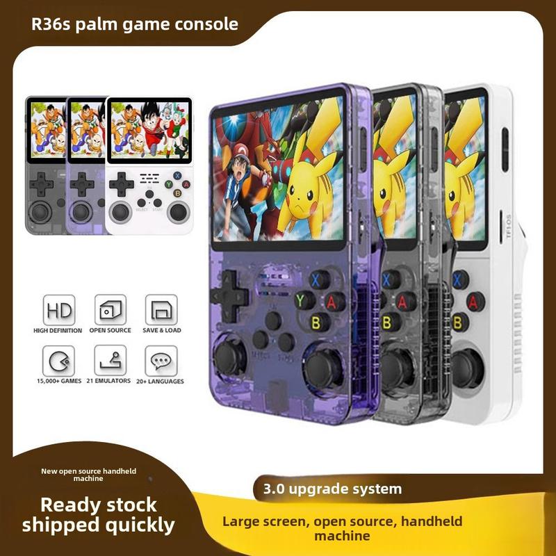 r36s Open Source Handheld Game Console Portable Retro Arcade - TikTok Shop
