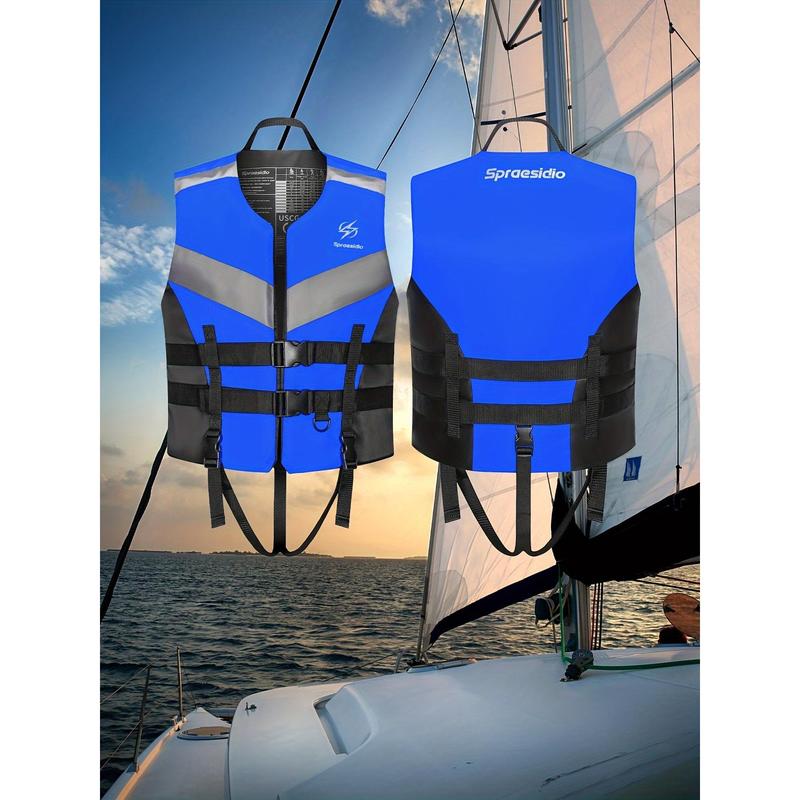 HISEA Life Jacket, Outdoor Drifting Swimming Snorkeling Adjustable ...