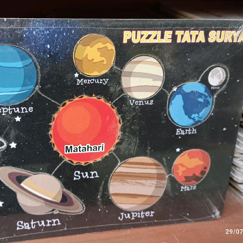 Puzzle Kayu, Puzzle Tema Tata Surya, Tema Alam Semesta - Shop | Tokopedia
