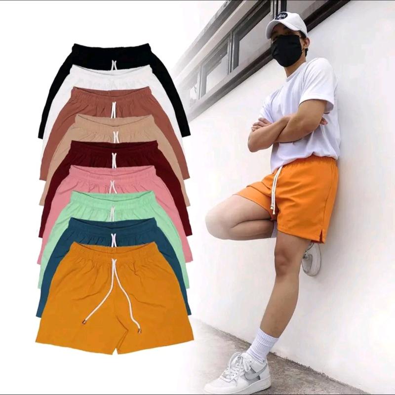 6PCS BUNDLE TASLAN PLAIN SHORT ASSORTED PRINT AND COLOR 28-36 - TikTok ...