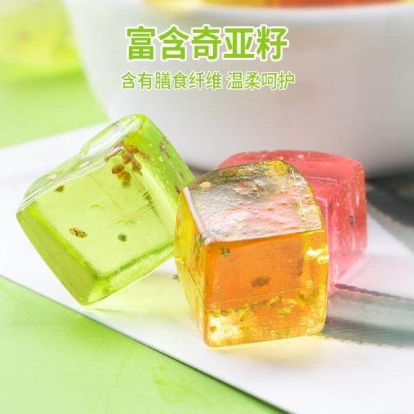 Fruit Flavor Jelly Office Leisure Snacks Individually Packaged Candy ...
