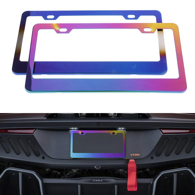 Spot Goods COD 1Pc Model License Plate Frame Car License Plate - TikTok ...
