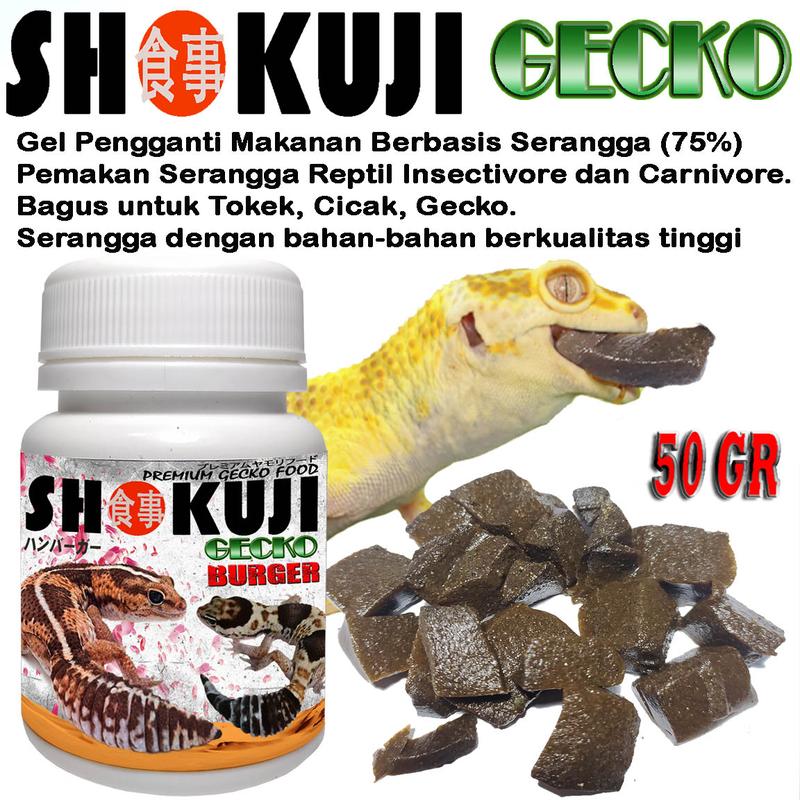 SHOKUJI INSTAN FOOD LEOPARD GECKO TOKEK MAKANAN PENGGANTI SERANGGA ...