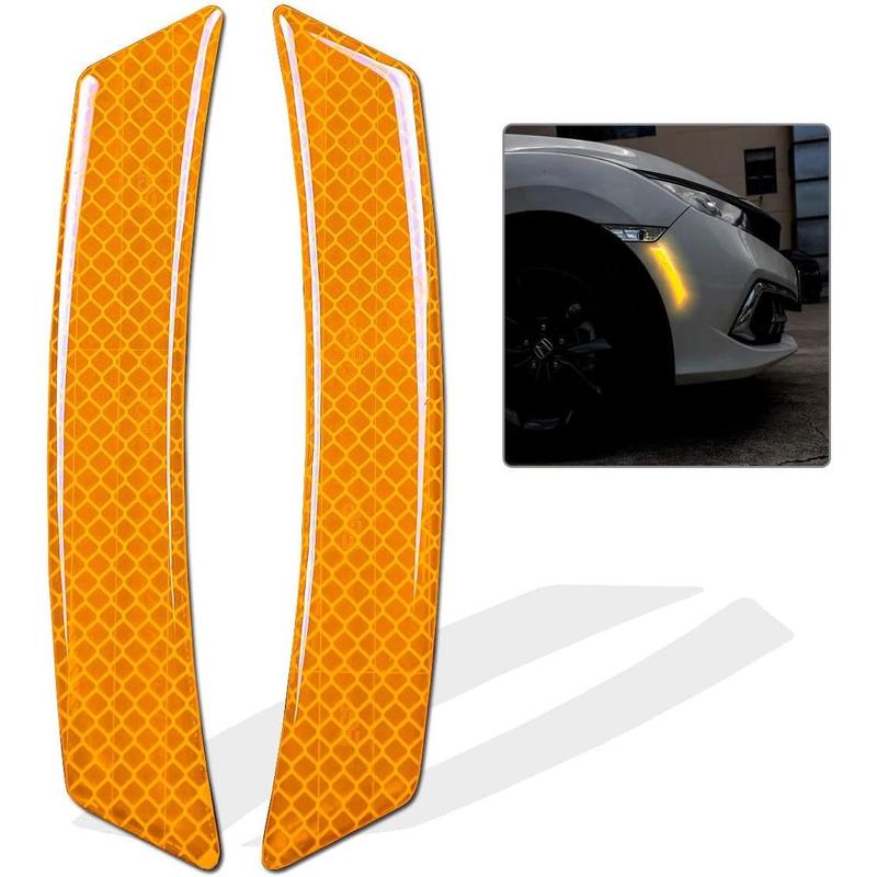 2 count Reflective Trim Side Marker Stickers,Automotive Exterior ...