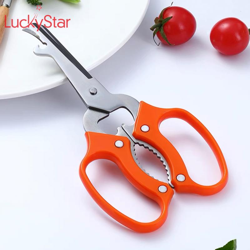 Multifunctional all-in-one kitchen multi-purpose scissors stainless ...