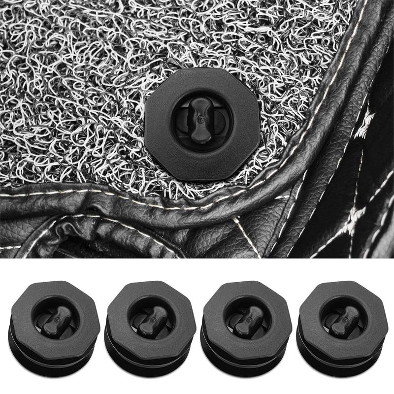 4 Piece/Set Car Floor Mat Clips Auto Carpet Fixing Grips Clamps ...