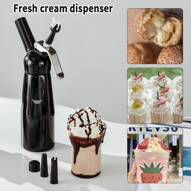 500ML Aluminum Whipped Dessert Cream Butter Dispenser Whippe - TikTok ...