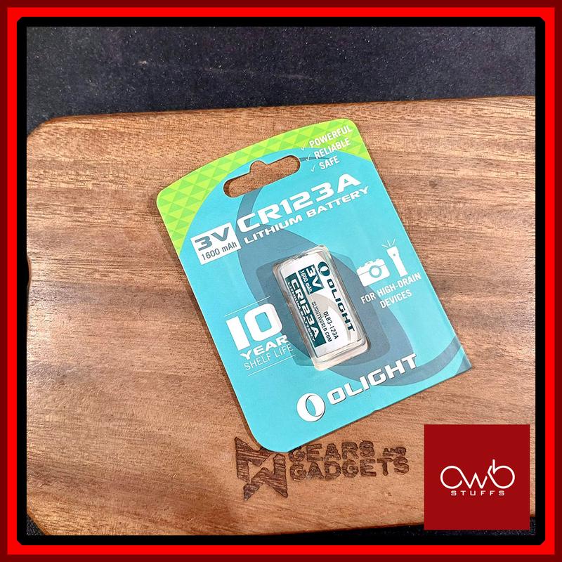 Olight CR123A Battery PL-3 / Baldr Pro RL IR PL-2 Valkyrie Turbo ...