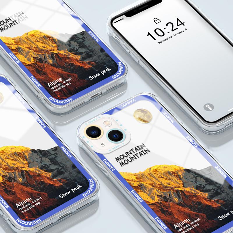 Shockproof at Four Corners, Transparent Phone Case with Pattern ...