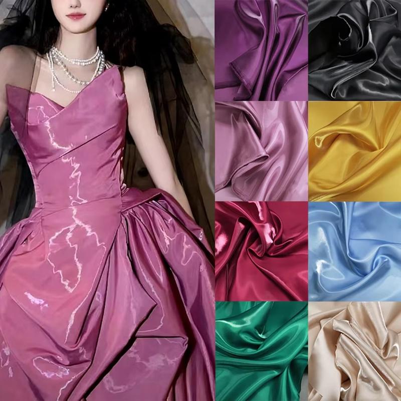 Luxury Polyester Liquid Water Satin Fabric Thickened Natural - TikTok ...