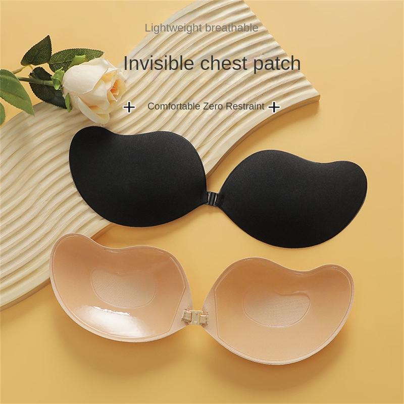 Invisible Push Up Bra Backless Strapless Bra Seamless Front Closure ...