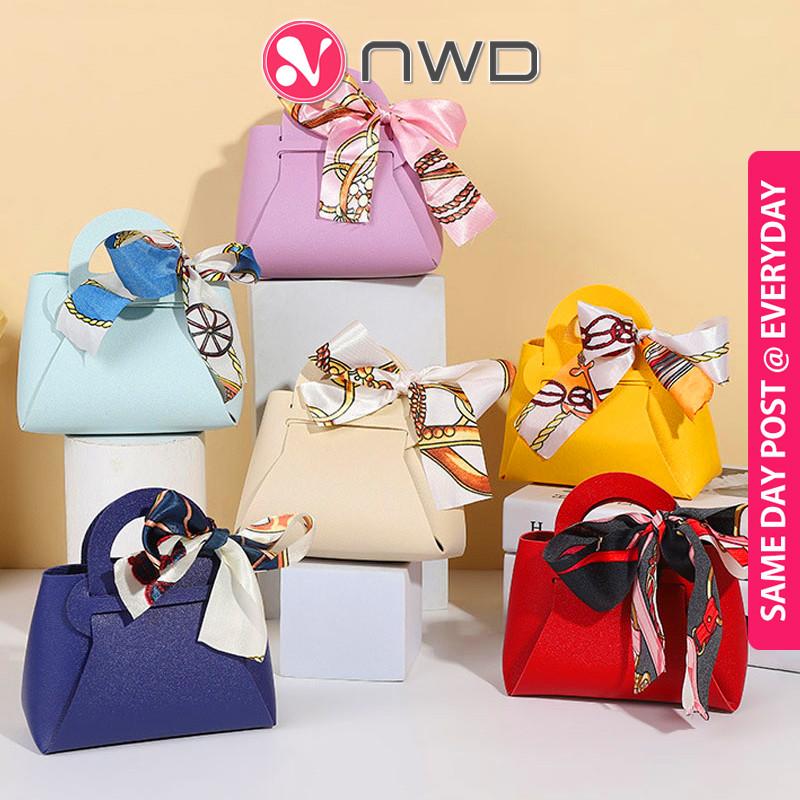 ( CLASSY CARRY ) Retro Style Leather Goodies Gift Bag Weddin - TikTok Shop Malaysia