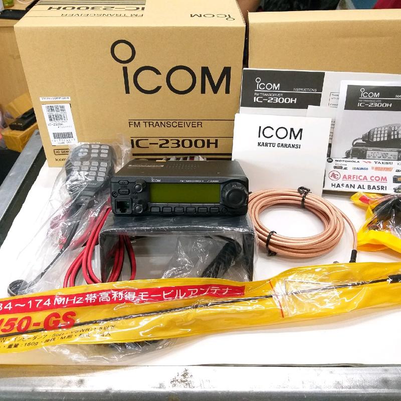 RADIO RIG ICOM IC 2300H FULL SET ORIGINAL RIG ICOM 2300H 230 - Shop ...