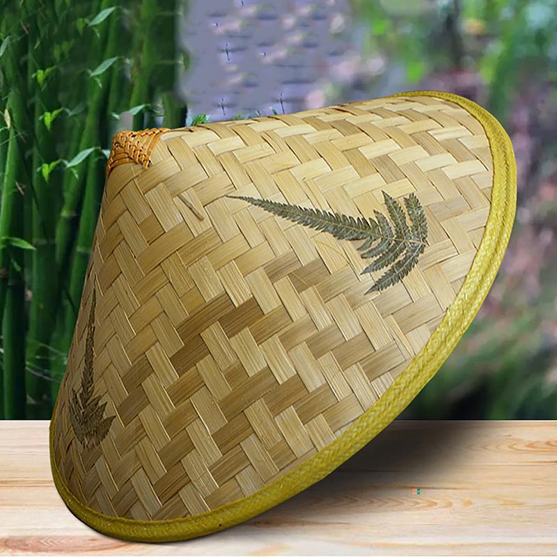 Topi Nelayan, Rotan Buluh Retro Cina, Tenunan Buatan Tangan, - TikTok ...