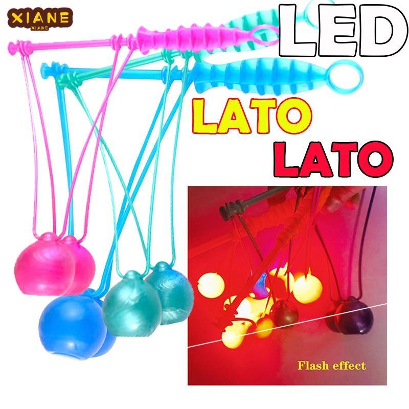 Lato Lato with light Luminous Toys Viral Old School Games Pro-clackers ...
