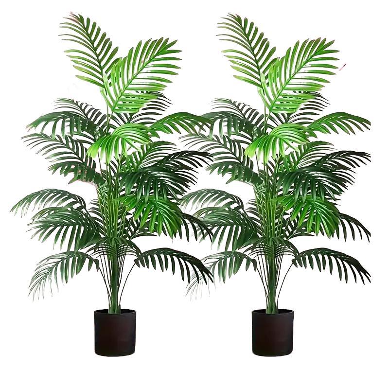 Artificial Outdoor Plants without Pot, 2 Counts Fake Indoor Plants for ...