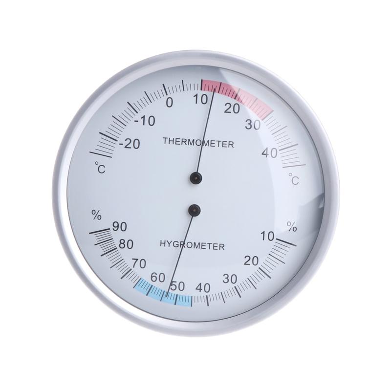 2 in1 Wall Mount Hygrometer with Metal Frame Mechanical No Temperature ...