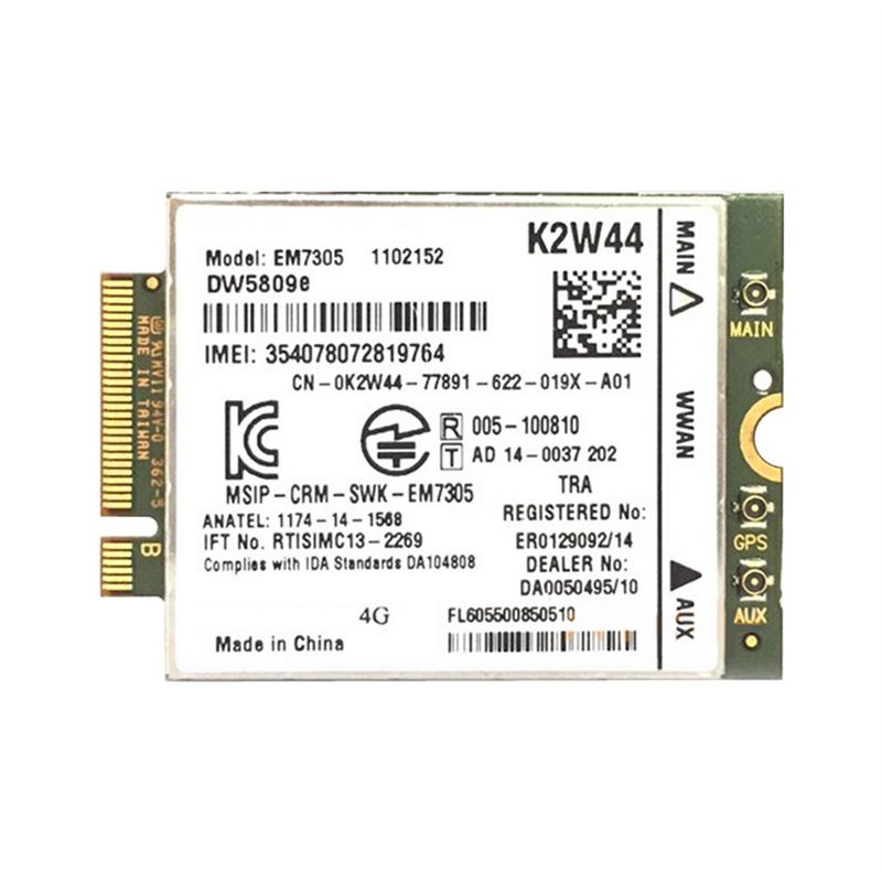EM7305 GOBI5000 WiFi Card 4G NGFF WWAN Card for E7250 E7450 E5250 ...