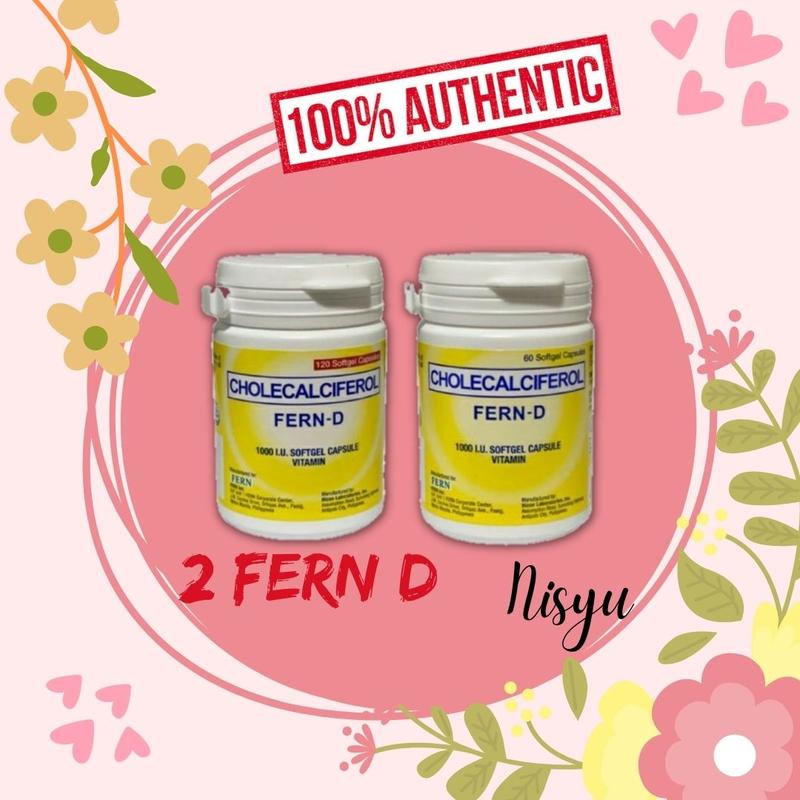 2 Fern 2pcs FERN D 60/120 gels Immunity PCOS Vitamin D Diabetes ...