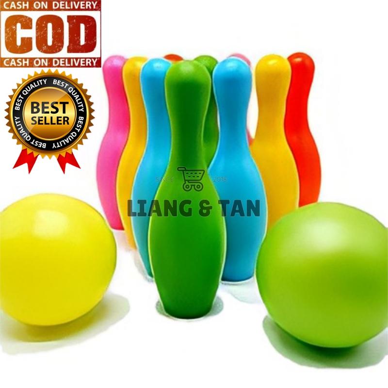 ( BISA COD ) PROMO Mainan Anak Bola Bowling Boling Bolling Ball Set ...