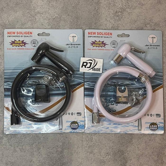 Jual Jet Shower Cebok Bidet Chrome PVC Plastik Soligen A-216-B - Kota ...