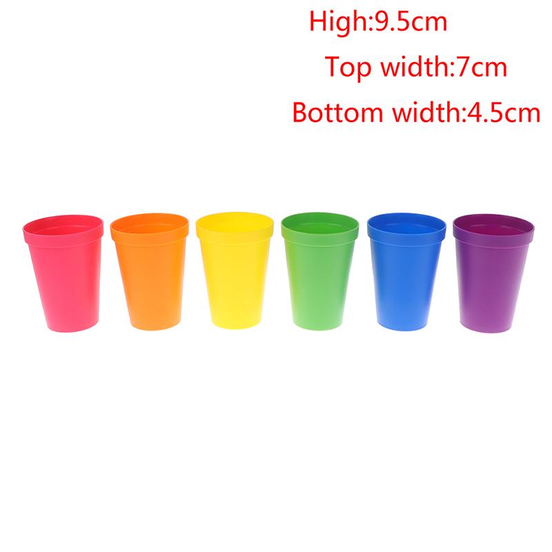 HZ Mainan hobi 6 warna / set, cawan susun, permainan padanan - TikTok ...