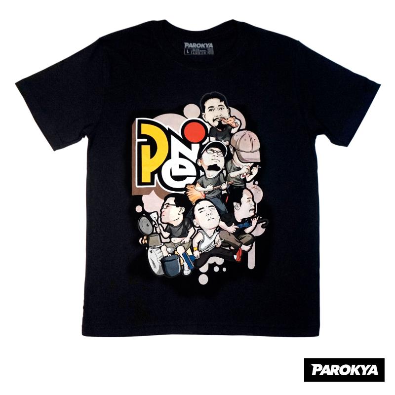 THE PAROKYA STORE "Parokya Cartoonized Black" Vintage print patterned - TikTok Shop Philippines