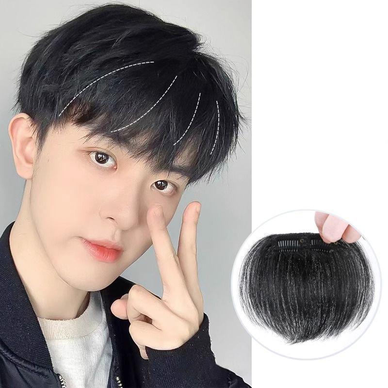 Poni Udara Garis Rambut Lelaki, Rambut Palsu Rambut Dahi Manusia ...