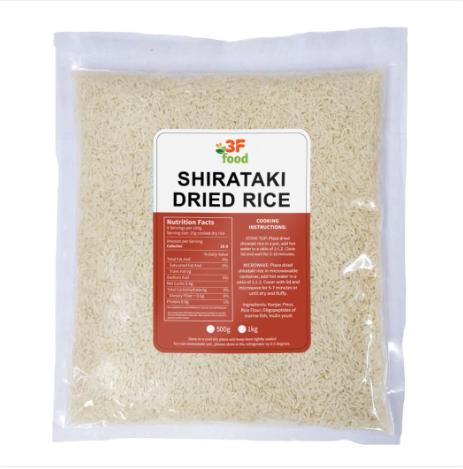 [COD] [1KG] Dry / Dried Shirataki Rice 1kg Konjac / Rice Pack - TikTok ...