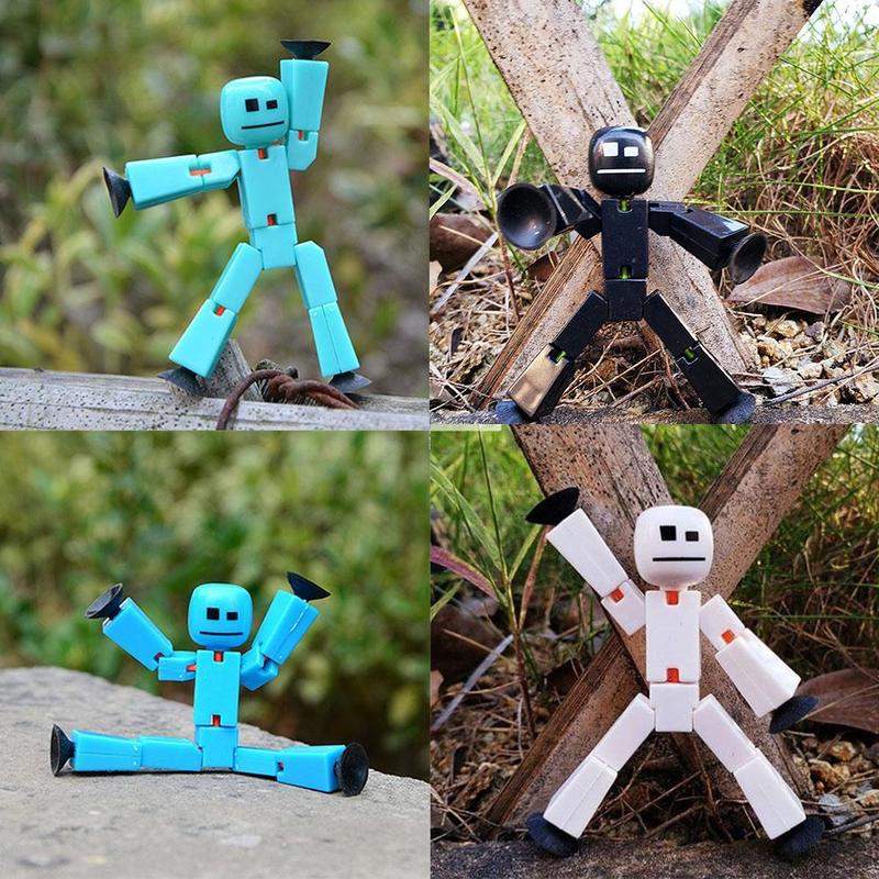Stikbot Screen Animation Toys Sucker DIY Sticky Robot Animation ...