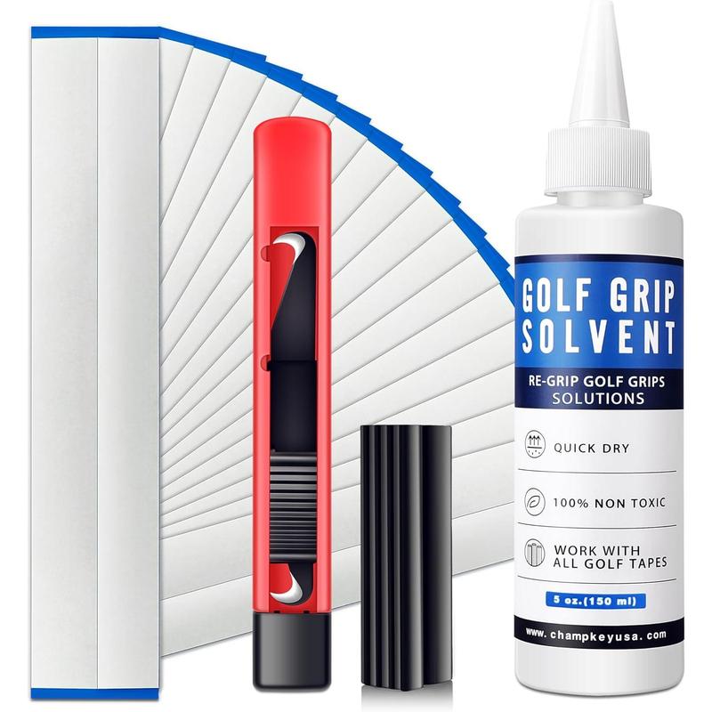 Deluxe Golf Grip Repair Kit with Hook Knife Professional Tape Solvent ...