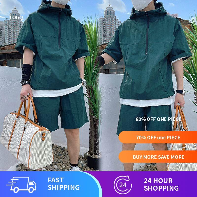 ชุดสูทผู้ชายสไตล์ญี่ปุ่น Y2g ชุดเอี๊ยมสั้น เสื้อแจ็คเก็ตลำลองทรงหลวม ...