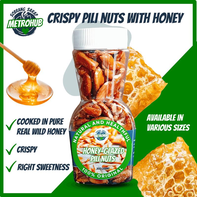 Crispy Pili Nuts With Pure Real Honey Caramelized Pili Nuts Bicol ...