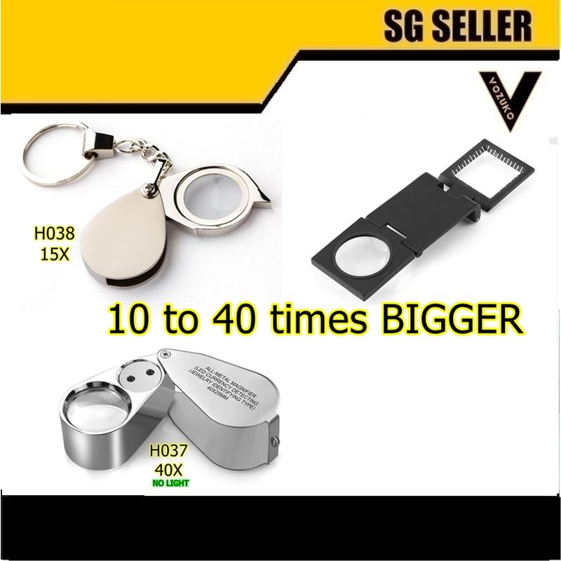 Magnifier Magnifying Glass with Scale & Product Image Mini Keychain ...