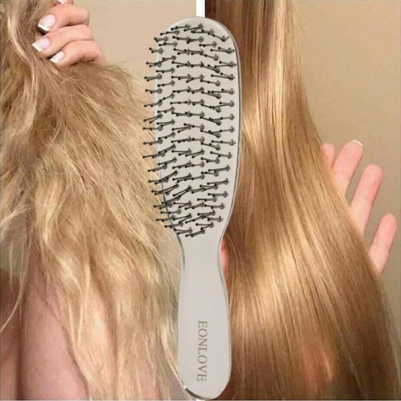 High Elasticity Scalp Massage Comb Anti-static Two-layer Nylon - TikTok ...