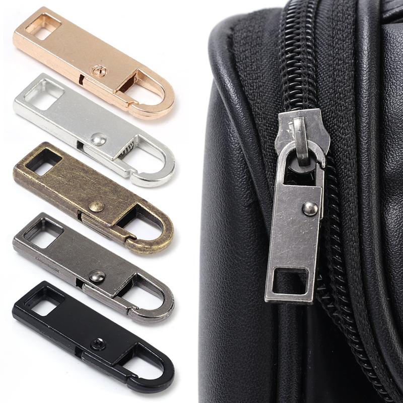 5pcs Metal Zipper Pull Slider Puller Detachable Instant Replacement ...