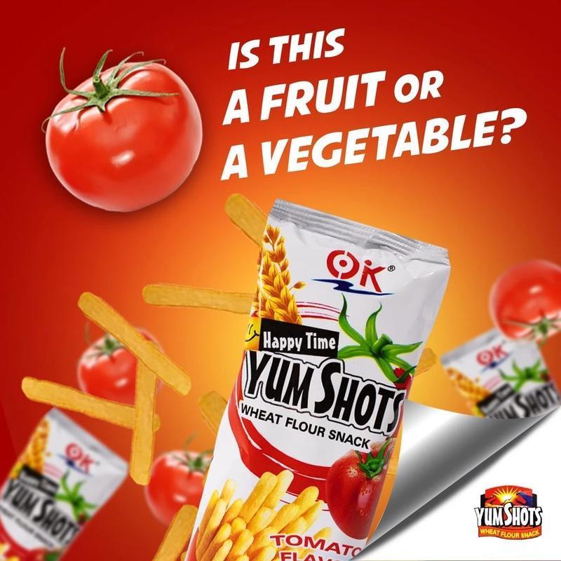 Yum Shots Tomato Flavor Snack 60gram - Delicious and Healthy - TikTok ...