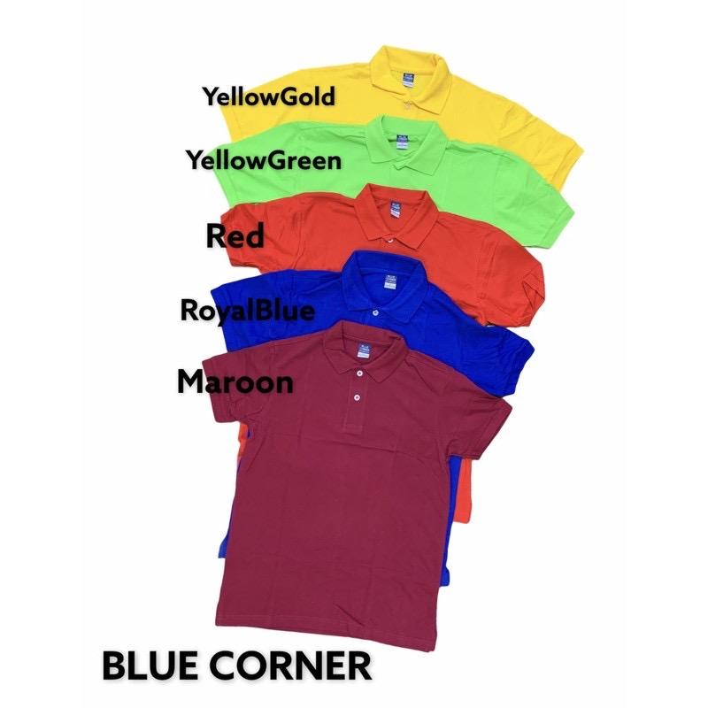 Blue Corner Polo Shirt Plain For Women ( M to 4XL ) - TikTok Shop ...