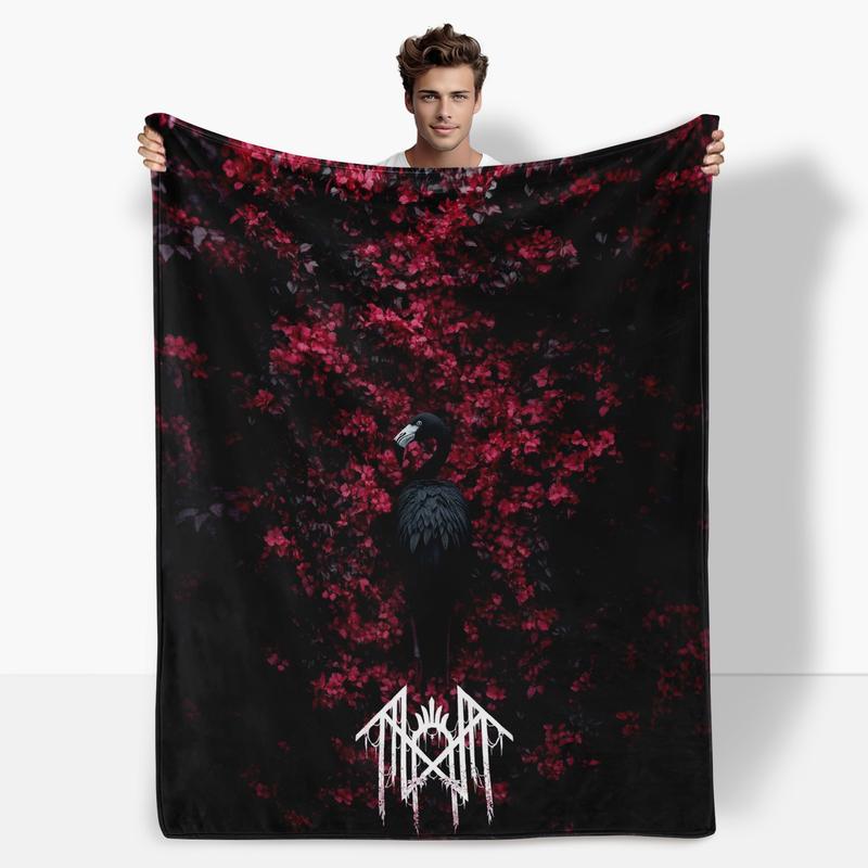 Print In USA, Sleep Token Pattern Flannel Blanket, Adult Blanket In ...