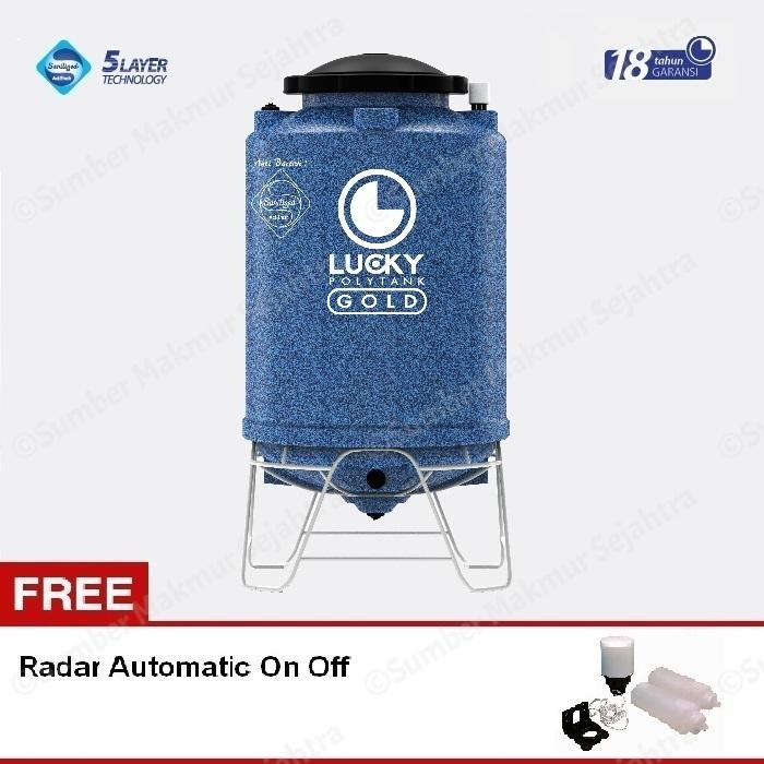 Jual Tangki / Tandon / Toren Air Lucky Polytank E Clean 650 Liter ...