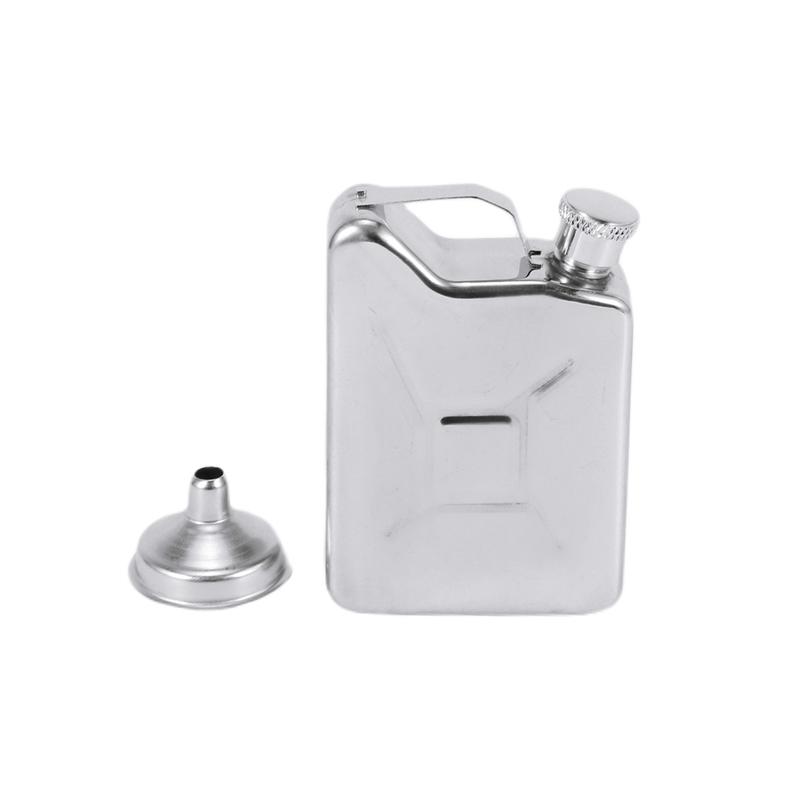 Mini Stainless Steel 5oz Hip Flask Liquor Whiskey Alcohol Fuel - TikTok ...