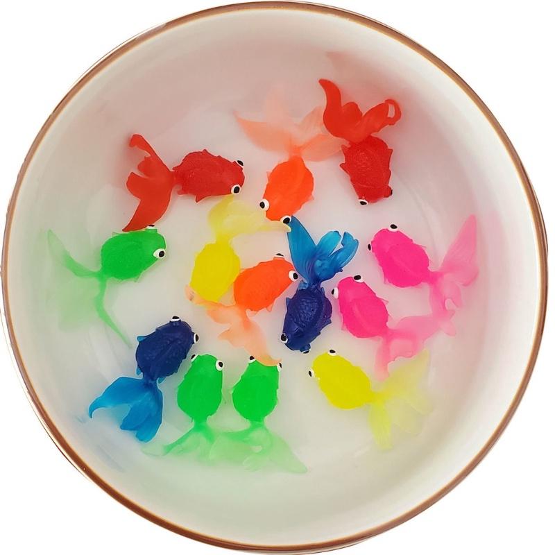 Mainan Mandi Bayi Ikan Emas, Bahan Getah Lembut, Mainan Kola - TikTok ...
