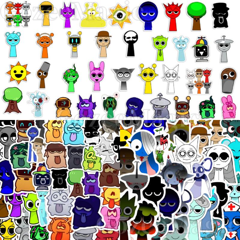 Sprunki Stickers, Incredibox, Toys, Anime Horror Game Figures, - TikTok ...
