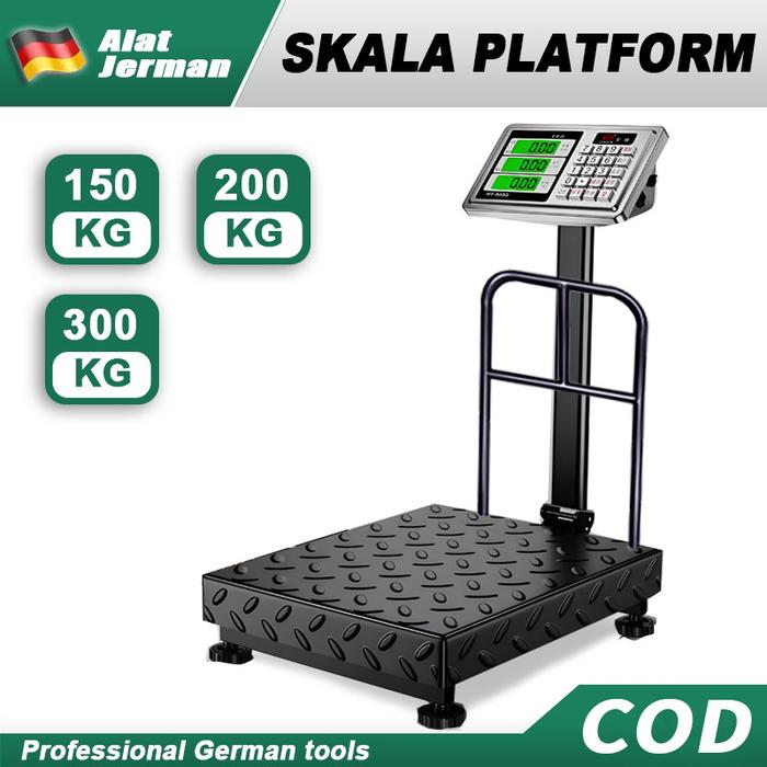 Promo Monake Alat Jerman Skala platform 150kg-300kg Ekstra besar ...