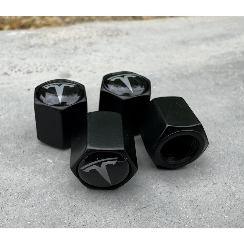 TACTILIAN Car Tire Valve Stem Caps for Tesla Model 3, S, X, Y ...