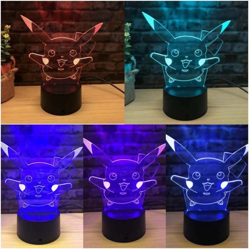 Pikachu Night Light 3w Product Power Guaranteed To Last Long - TikTok ...