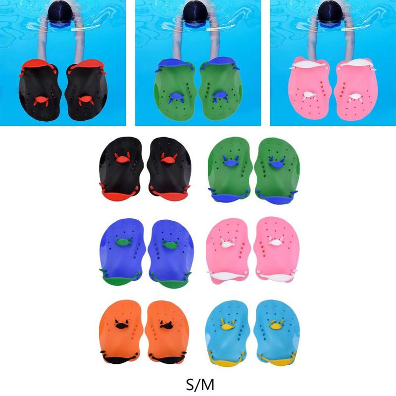 1 Pair Swimming Hand Paddles Swim Hand Paddles for Water Aerobics ...
